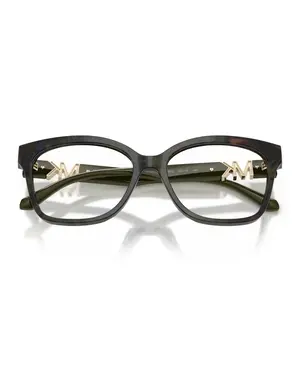 Michael Kors Topanga Eyeglasses - Olive Camo Tortoise
