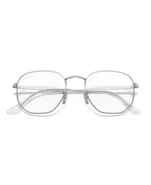 Ray-ban Hexagonal Optics Eyeglasses - Silver