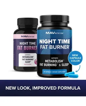 MAV NUTRITION Night Time Fat Burner Sleep Aid