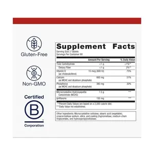 METAGENICS Bone Builder Prime Mchc Calcium Complex For Bone Density And Strength With Calcium