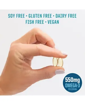 SUNWARRIOR Omega-3 Algae Oil Softgels