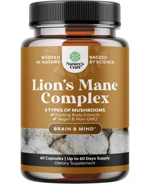 NATURE'S CRAFT Lion's Mane Complex Capsules - No Color