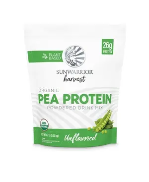 SUNWARRIOR Harvest Pea Protein Powder 1225 Gram Pouch - No Color