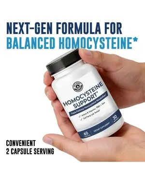LEFT COAST PERFORMANCE Homocysteine Support Capsules With Methylated B Complex Vitamins And Tmg