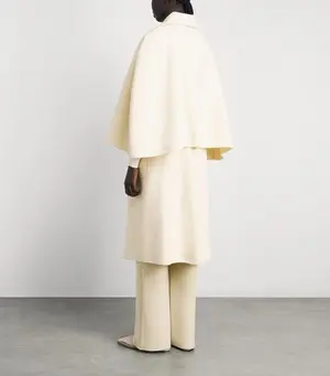 WOLK MORAIS Cashmere Belted Inverness Coat