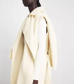 WOLK MORAIS Cashmere Belted Inverness Coat