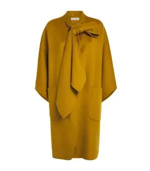 WOLK MORAIS Cashmere Belleville Trench Coat - Green