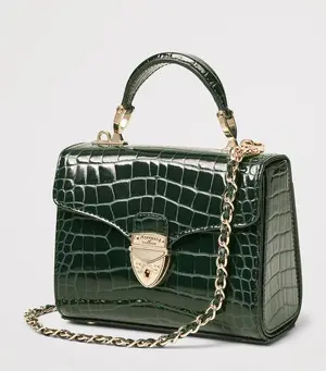 ASPINAL OF LONDON Mini Leather Mayfair Top-handle Bag