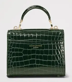 ASPINAL OF LONDON Mini Leather Mayfair Top-handle Bag
