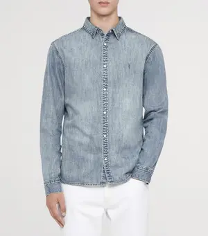 ALLSAINTS Denim Gleason Shirt
