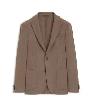 BOSS Slim-fit Blazer In Washable Performance-stretch Flannel