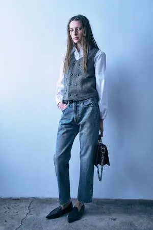 R13 Boyfriend Jean - Barter Indigo