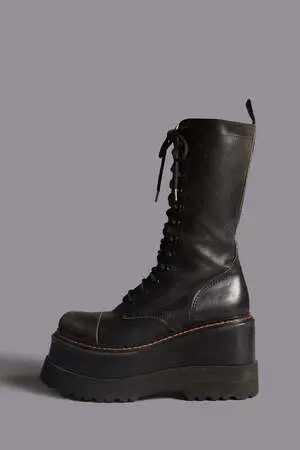 R13 Medium Jump Boot - Black
