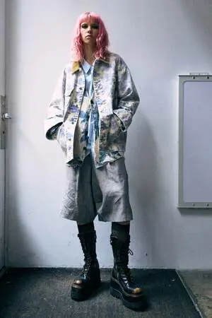 R13 Relaxed Chore Jacket - Dustbloom Indigo