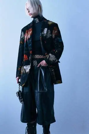 R13 Oversized Ragged Blazer - Multi