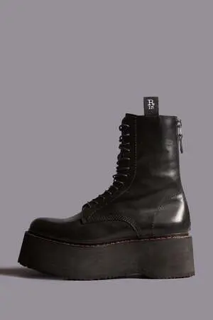 R13 Double Stack Boot - Black