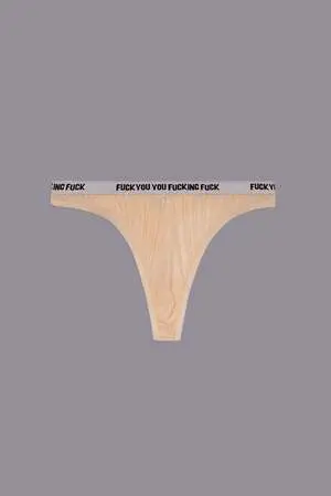 R13 Thong - Nude