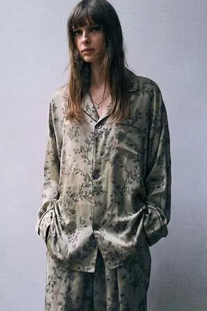 R13 Drop Neck Pj Top - Multi