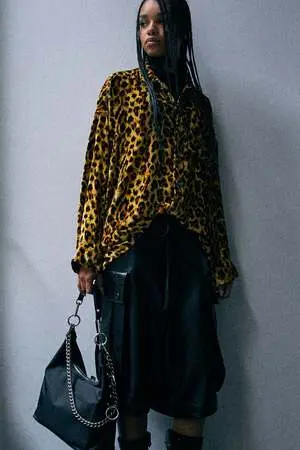 R13 Drop Neck Shirt Multi