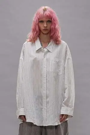 R13 Drop Neck Shirt - White