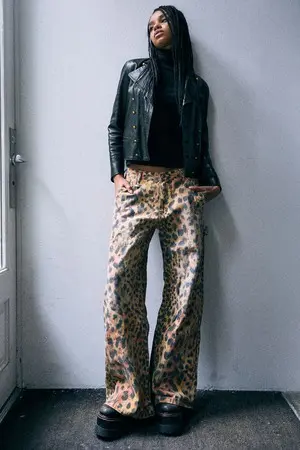 R13 D'arcy Flare Carpenter Pant - Multi