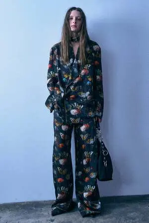 R13 Elastic Waist Darcy Flare Pj Pant - Multi