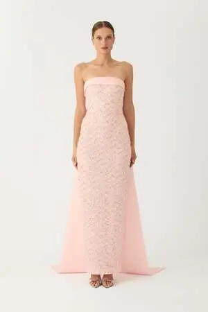 SAU LEE Amal Beaded Dress