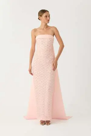 SAU LEE Amal Beaded Dress
