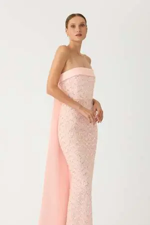 SAU LEE Amal Beaded Dress