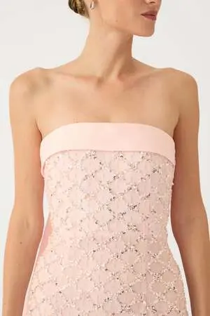 SAU LEE Amal Beaded Dress