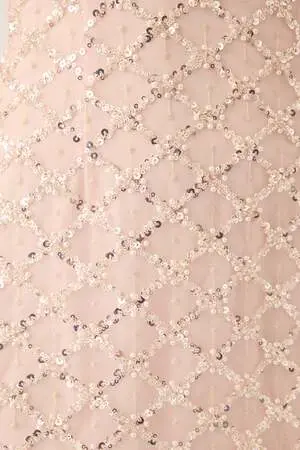 SAU LEE Daya Beaded Mini Dress