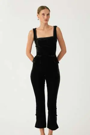 SAU LEE Dixie Velvet Pant
