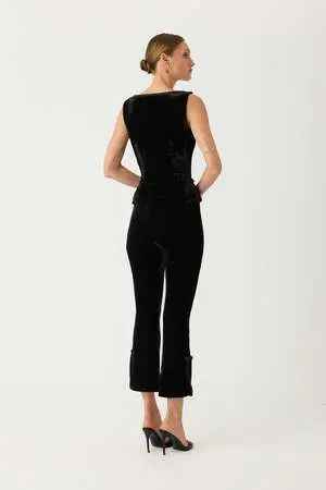 SAU LEE Dixie Velvet Pant