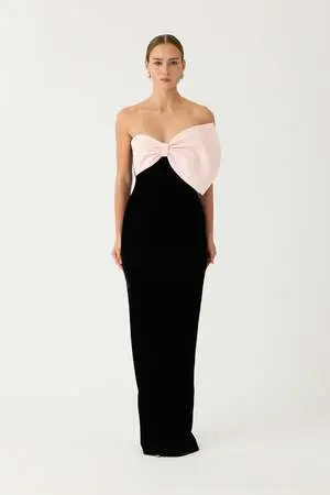 SAU LEE Eleanor Velvet Gown