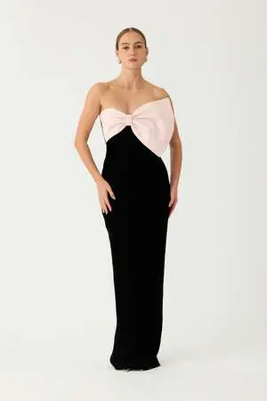 SAU LEE Eleanor Velvet Gown