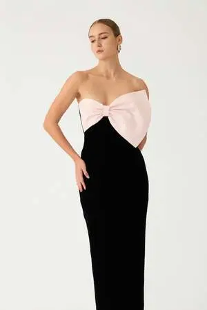SAU LEE Eleanor Velvet Gown