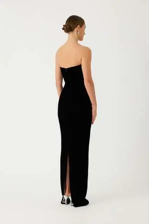 SAU LEE Eleanor Velvet Gown
