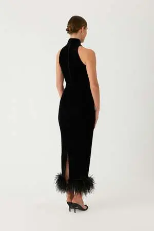 SAU LEE Jillian Velvet Dress