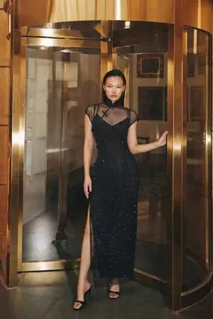 SAU LEE Ann Crystal Dress