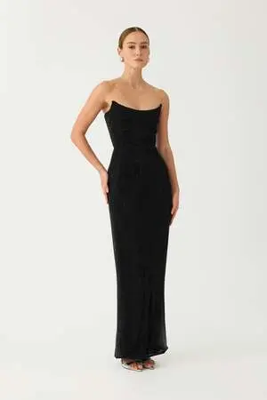 SAU LEE Vesper Crystal Gown