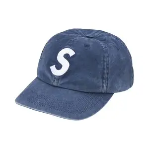 Supreme Washed Canvas S Logo 6-panel 'navy - Blue