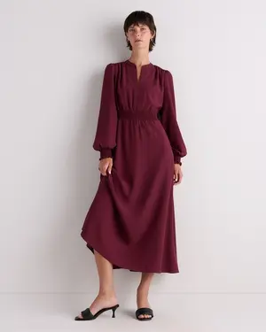 Quince Off The Shoulder Day Dresses