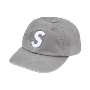 Supreme Washed Canvas S Logo 6-panel 'grey' Grey