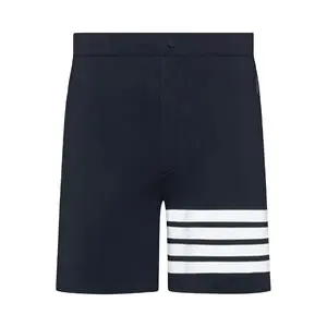 Thom Browne Mid Thigh Tech Printed M Bar Shorts 'navy