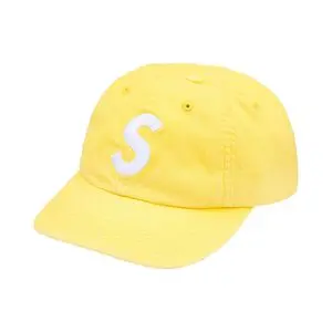 Supreme Washed Canvas S Logo 6-panel - Yellow