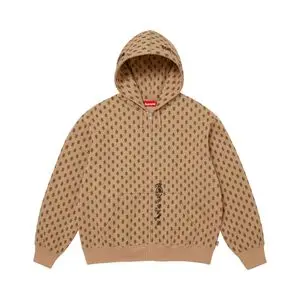 Supreme God Over Zip Up Hooded Sweatshirt 'money