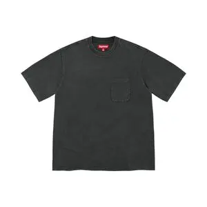Supreme Cracked Pocket Short-sleeve Top - Black