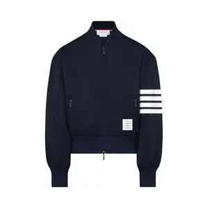 Thom Browne 3m Printed Bar Bomber 'navy