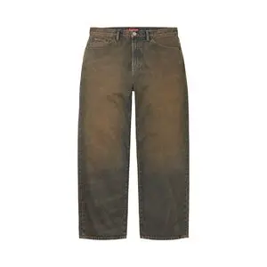 Supreme Baggy Jean 'dirty Indigo - Brown