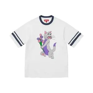 Supreme Glitter Cat Short-sleeve Top